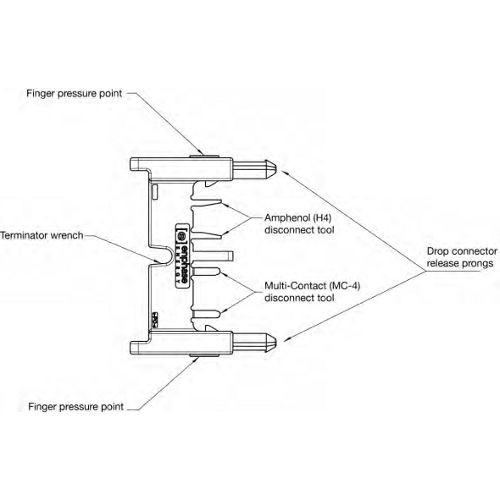 ENPHASE DISCONNECT TOOL FOR M215 / M250 Inverters & Seal Caps ET-DISC ...