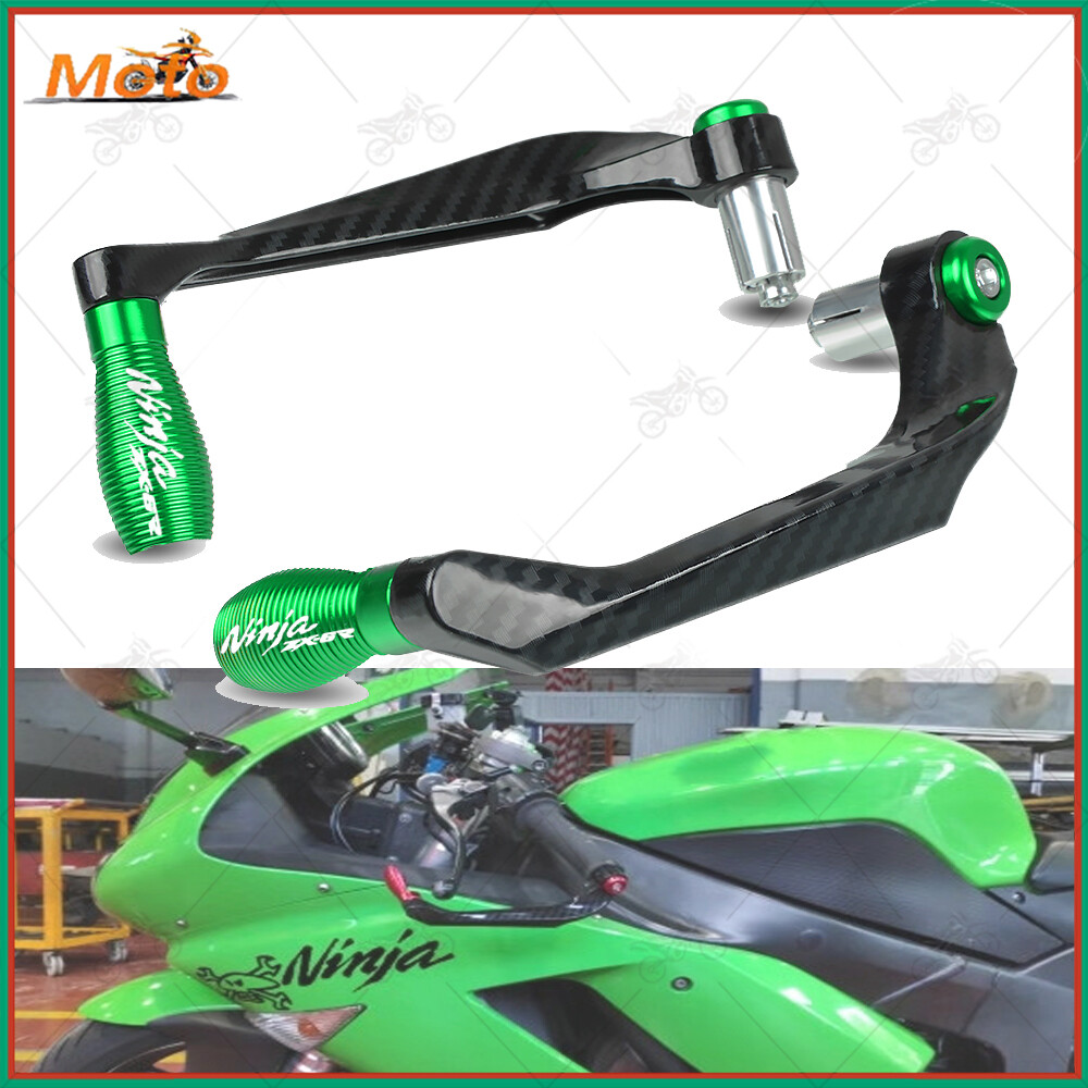 Handlebar Bar End Brake Clutch Lever Guard Protector For Kawasaki Ninja ...