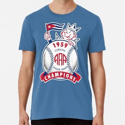 Havana Sugar Kings 1959 Aaa World Champions Logo S to 5XL Made in USA T ...