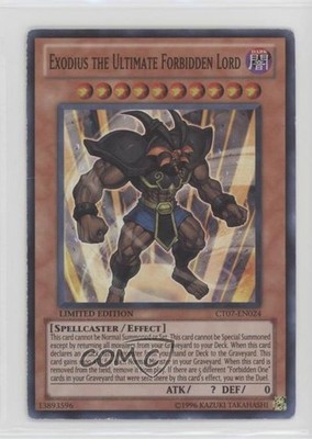 Exodius the Ultimate Forbidden Lord #CT07-EN024 2010 | eBay