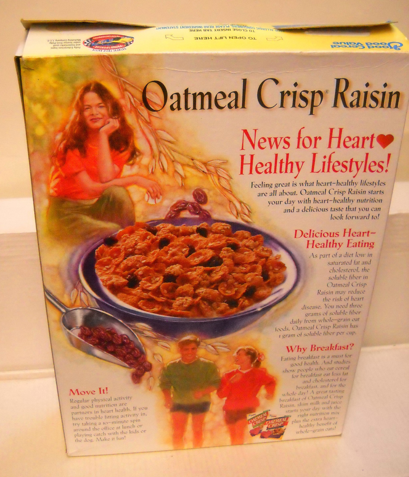 #8759 General Mills 2003 Oatmeal Crisp Raisin Cereal BOX ONLY | eBay