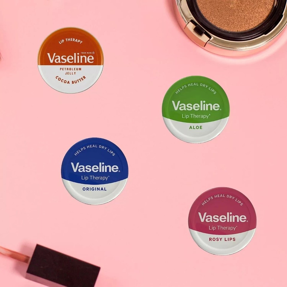 Vaseline Lip Therapy Balm Petroleum Jelly 20g Pocket Size Pots ...