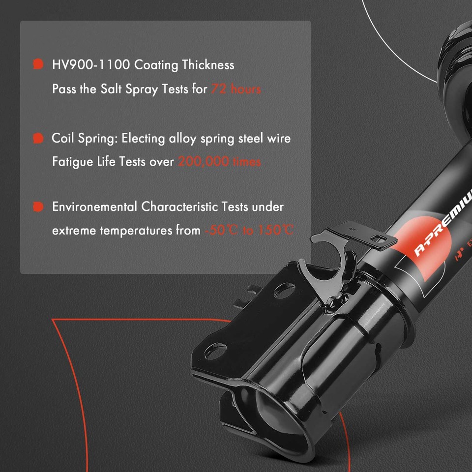 Complete Strut & Coil Spring Assembly Front L & R for Mercedes-Benz ...