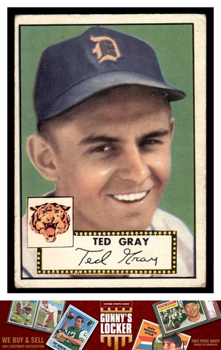 1952 Topps Ted Gray 86 Detroit Tigers | eBay