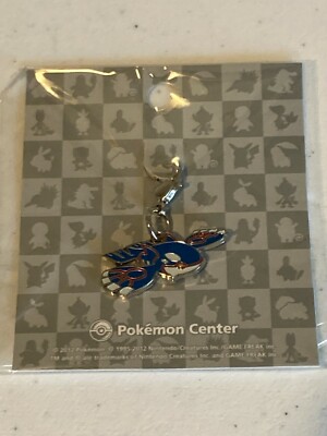 Pokemon Center Kyogre Metal Keychain Charm Clip New Sealed | eBay