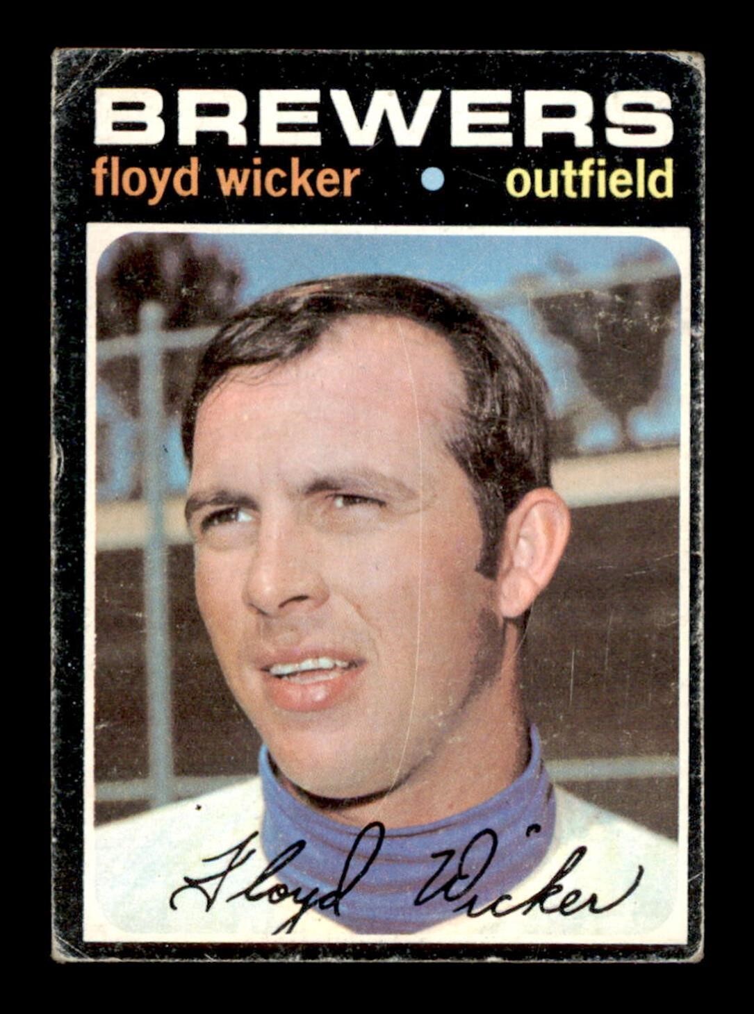 1971 Topps Baseball #97 Floyd Wicker PR *d2 | eBay