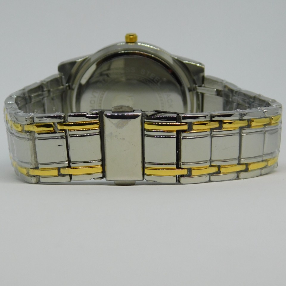 ORUSS 1853 Two Tone Quartz Analog Men's Watch Sz. 7 3/4" New Battery | eBay