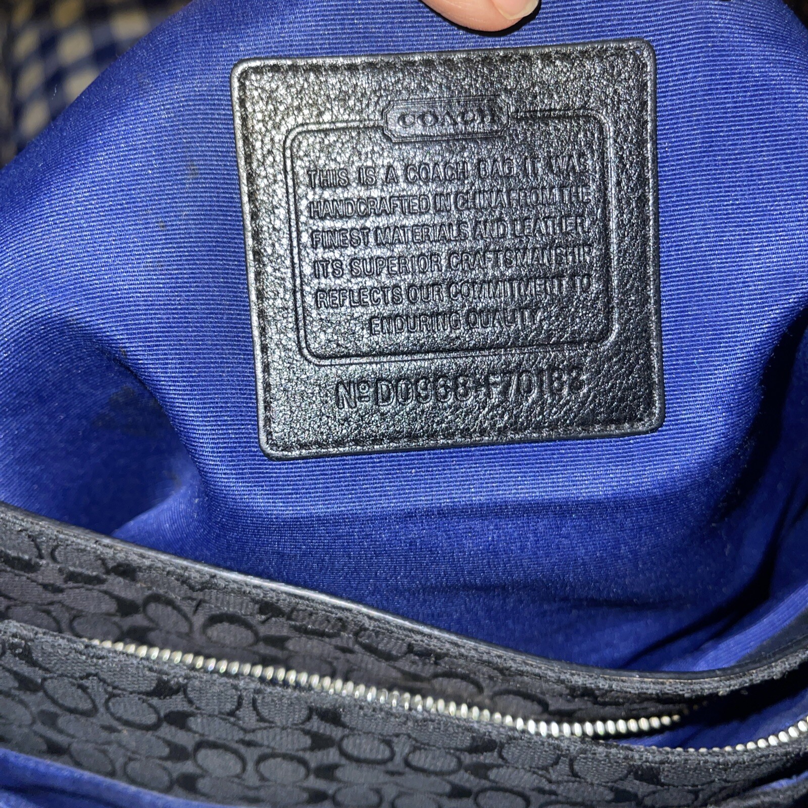 Coach Signature Voyager Cross Body Messenger Bag F701… - Gem