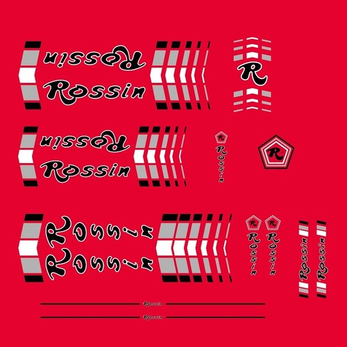 Rossin bicycle Telaio Adesivi - decals - Trasferibili - N.3 | eBay