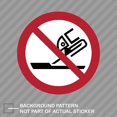 P032 Do Not Use For Face Grinding Sticker Decal Vinyl iso 7010 iso 3864 ...