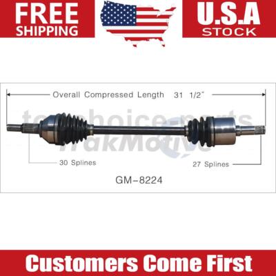 OE Rear Left Driver CV Axle Shaft For Cadillac STS 3.6L RWD 2005 2006 ...