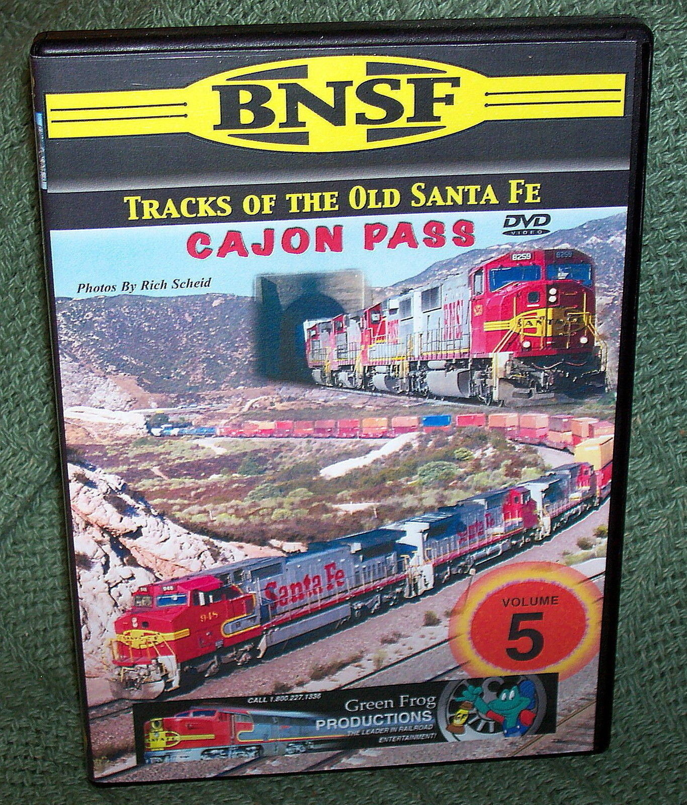 20134 TRAIN VIDEO DVD "BNSF TRACKS OF OLD SANTA FE # 5" CAJON PASS | eBay