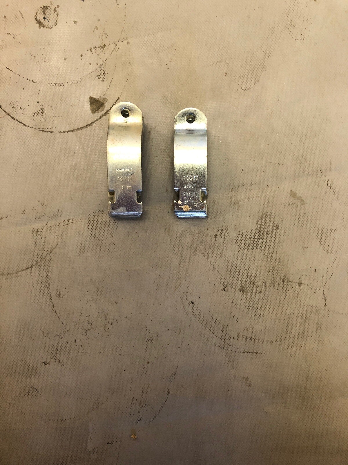 Power Strut PS1100, B-Line B2016, 3-1/2" Std. 4"OD. Pipe straps 18 = 9 ...