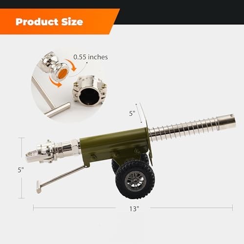 Mini Firecracker Launch Cannon, Stainless Steel Model, Military ...