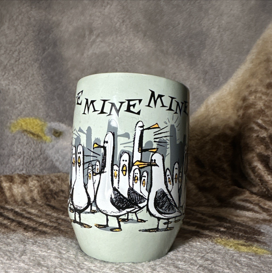 Disney Parks Finding Nemo Seagulls Mine Mine Mine Green Mug Cup W ...