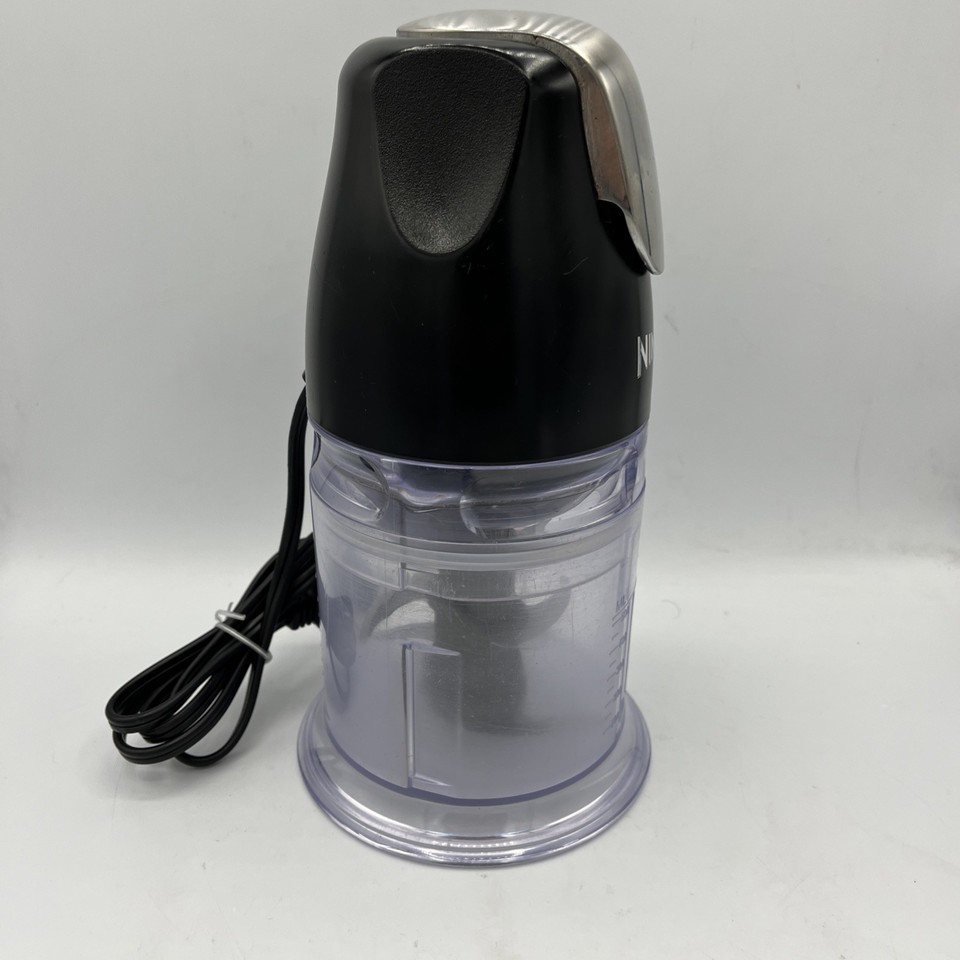 Ninja Black Food Processor QB1000 30 Chop Food Mince Puree with Blades ...