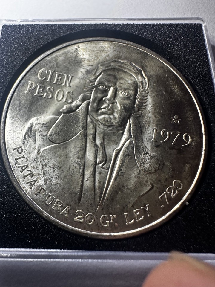 1979 Mexico 100 Pesos .720 Fine Mexican Silver Coin Cien Pesos | eBay