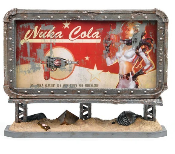 Fallout Desktop Switchable Billboard Series 2 Sign Figure Resin Statue ...