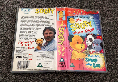 THE SOOTY VIDEO SHOW FEATURING SWEEP AND SOO PAL VHS VIDEO KIDS ...