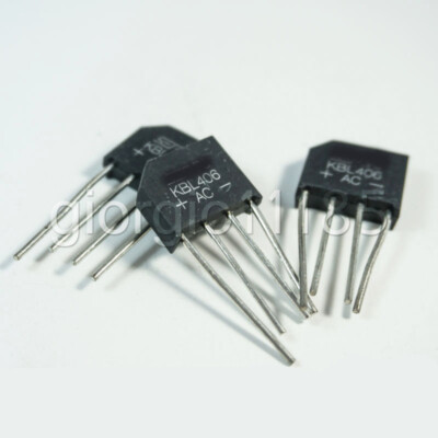 US Stock 10pcs KBL406 KBL-406 4A 600V Bridge Rectifier | eBay