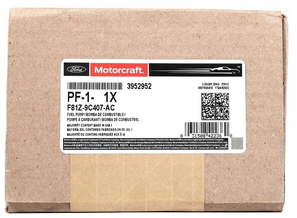 99-03 7.3L Ford Powerstroke Genuine OEM Motorcraft PF-1 Fuel Pump F81Z ...