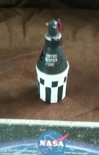 rare custom 1/48 NASA Mercury spacecraft Redstone rocket display base ...