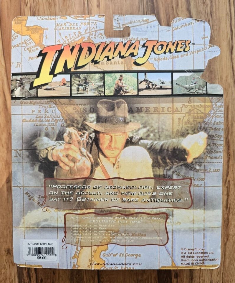 Indiana Jones Micro Action Flying Wing Airplane Exclusive | eBay