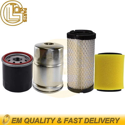 Filter Kit 11013-1290 11013-1263 51056-1051 for Kawasaki Mule 2510 3010 ...
