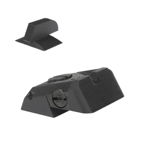 Kensight (DAS) 1911 Sights Fully Adjustable Rear Combat Sight, Serrated ...