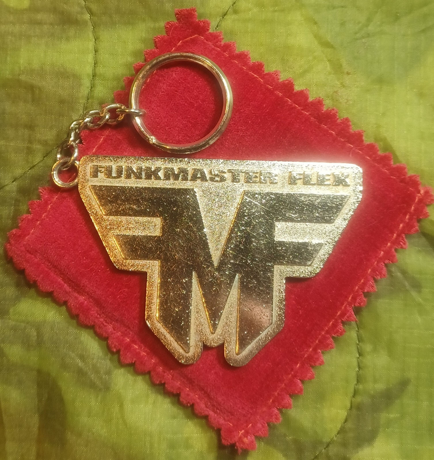 DJ Funkmaster Flex Logo Keychain Promo Item Def Jam Records Vinyl 90s ...