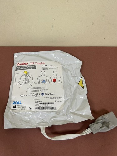 9 ZOLL One Step CPR Complete Adult Electrodes 8900-0224-01 Exp 2021 for ...