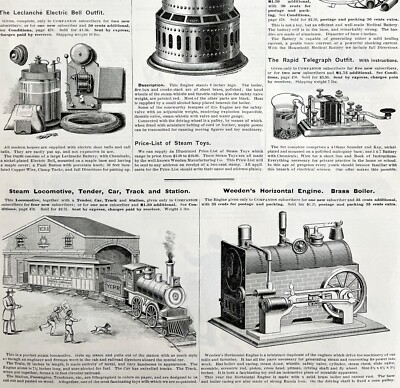 Steam Engine Trains Boilers Water Gauge 1894 Advertisement Victorian ...