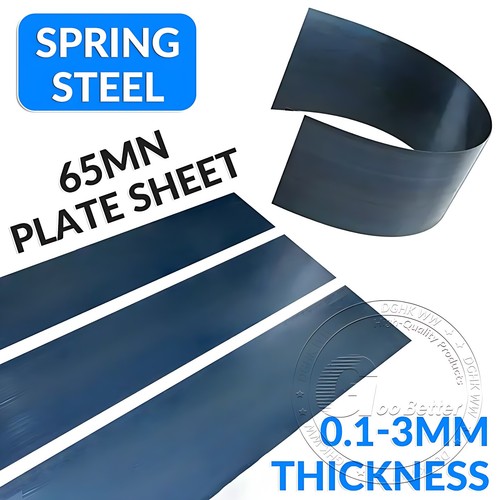 65Mn Spring Steel Plate Sheet Thick 0.1mm-3mm Wide 100/125/150/200mm ...