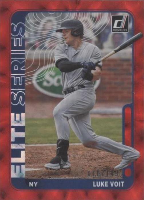 2021 Panini Donruss - Elite Series Luke Voit #ES7 Red /149 for sale ...