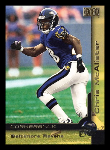 Chris McAlister #18 2000 SkyBox Baltimore Ravens Football | eBay