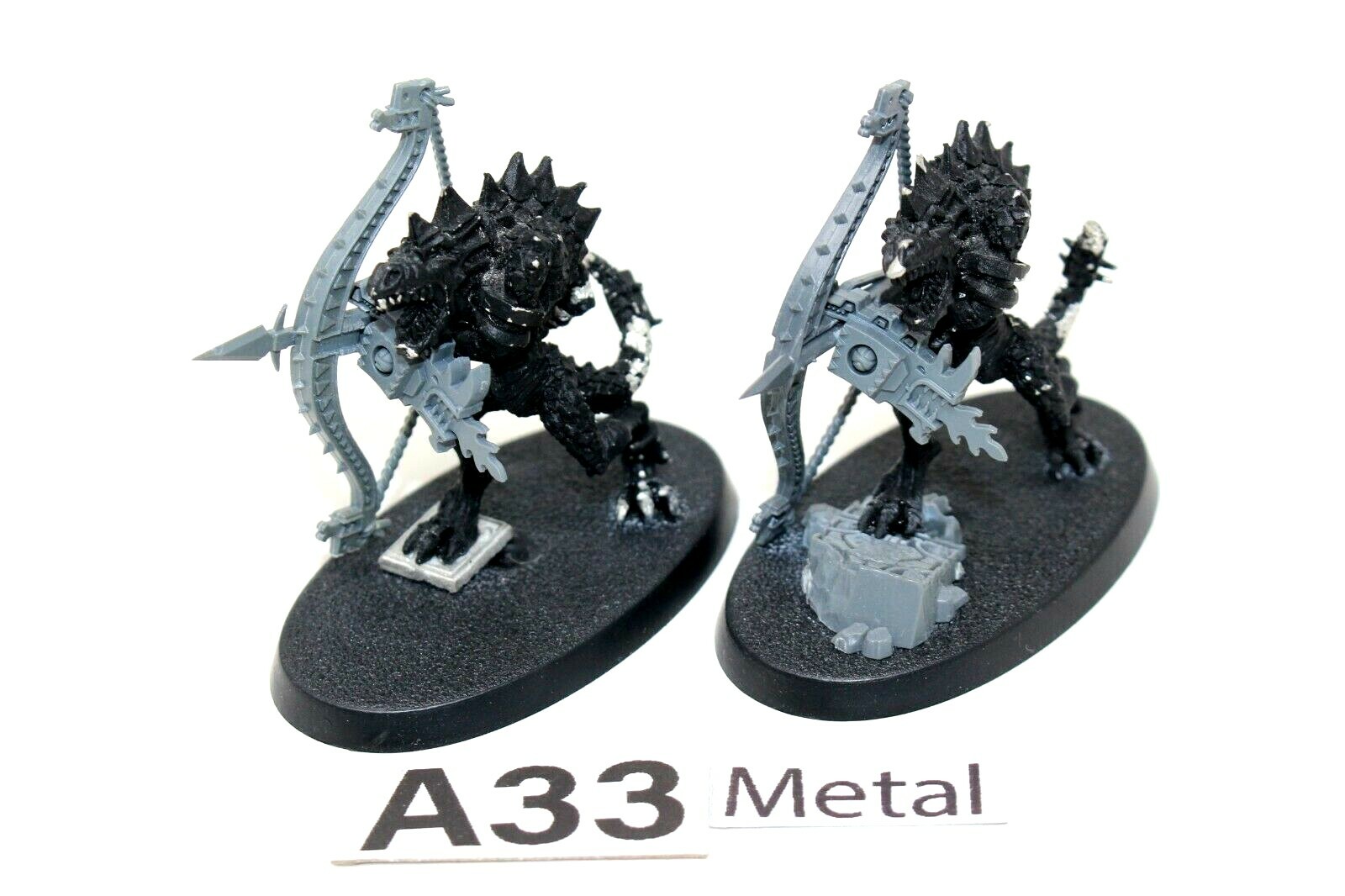Warhammer Lizardmen Kroxigors Metal Custom - A33 | eBay