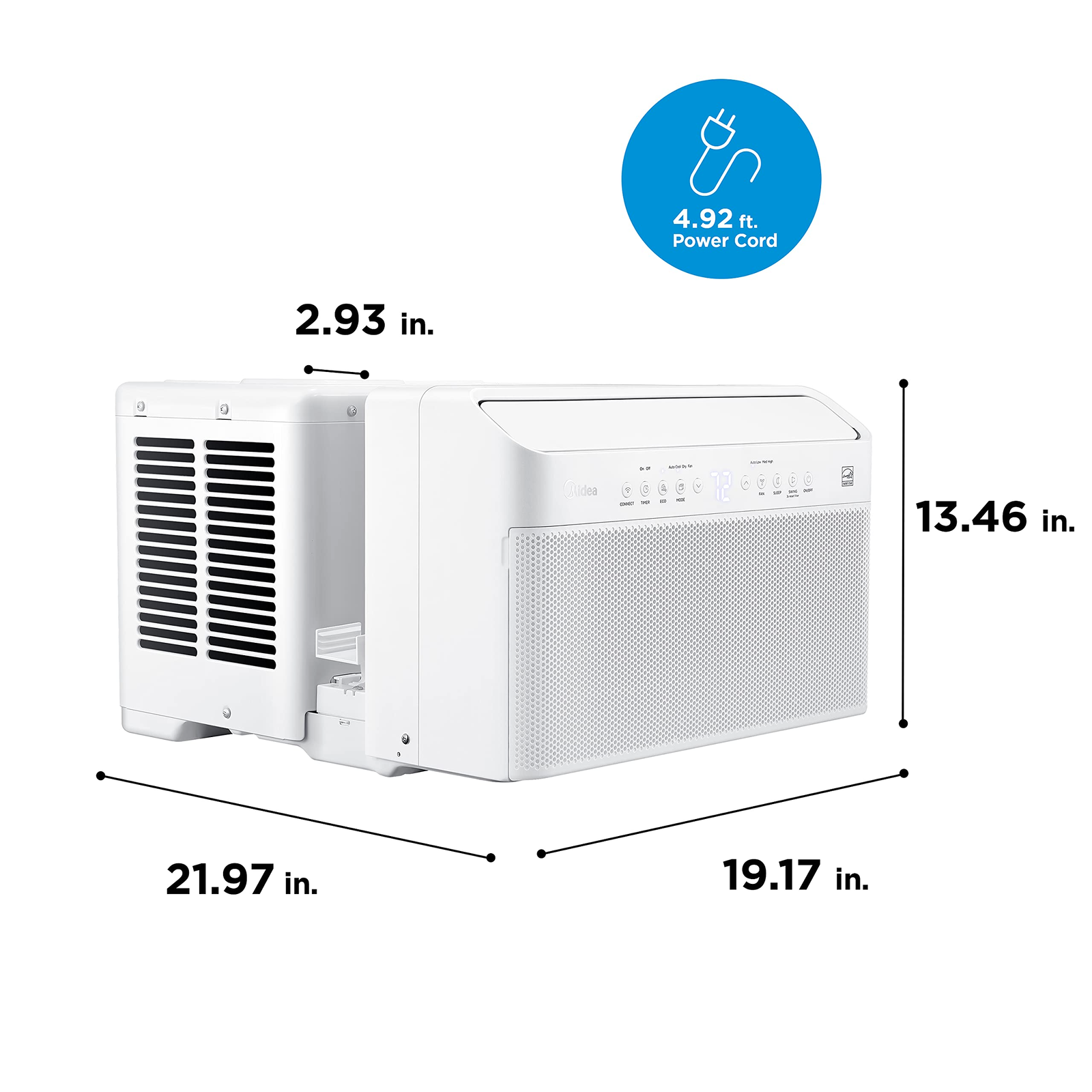 35% Energy | 8000 Btu Smart Inverter Window Air Conditioner