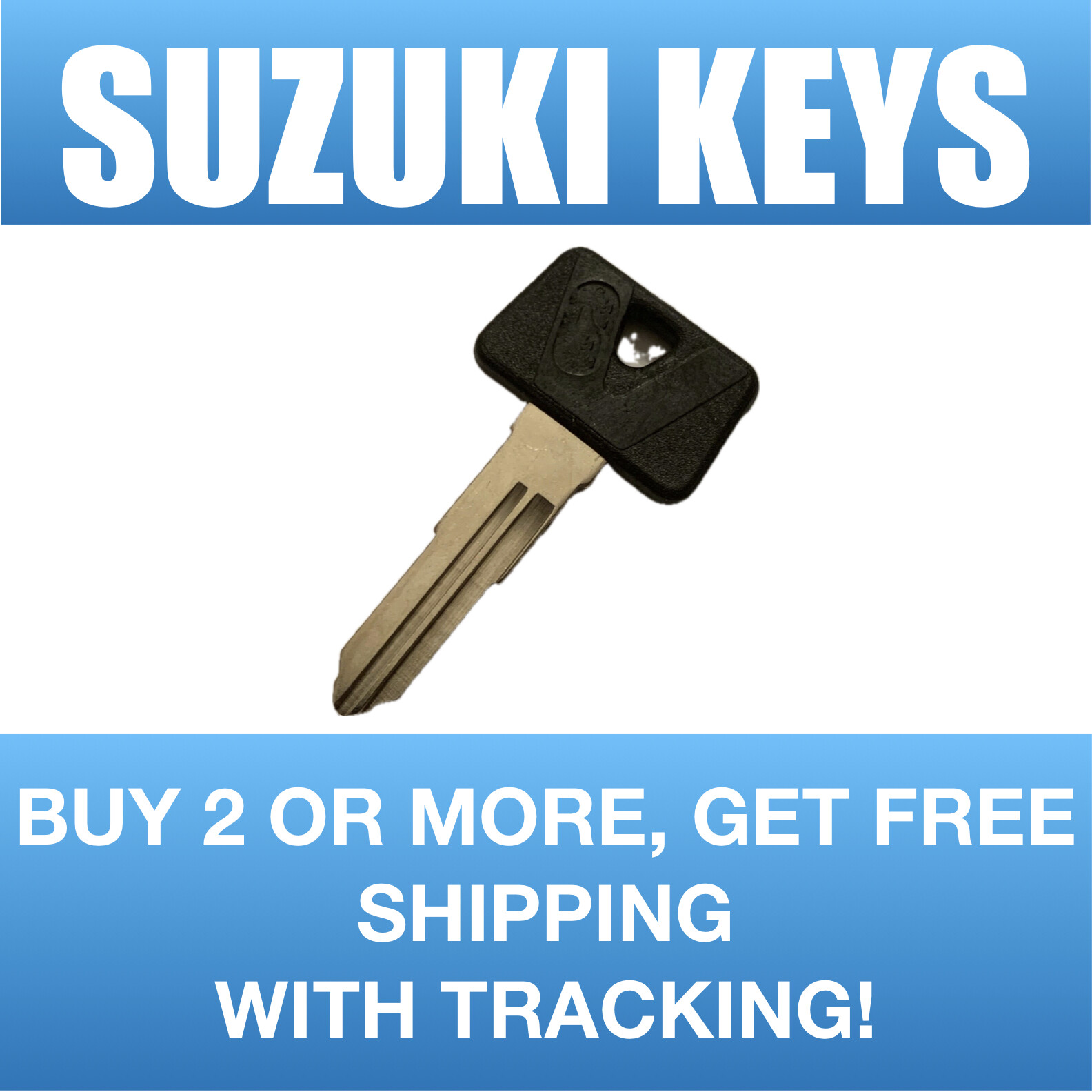 Suzuki Motorcycle ATV keys Cut to Code spare key for codes D39810 ...