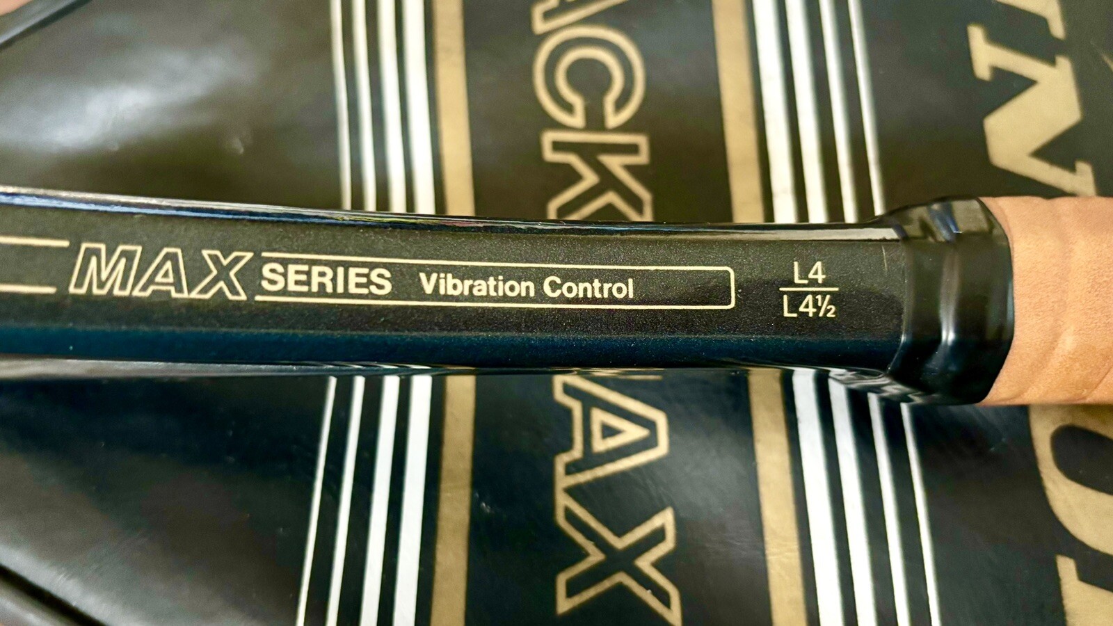 DUNLOP Black Max Tennis Racket Graphite Composite with Original Case L4 ...