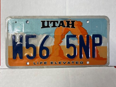 Vintage Utah License Plate Life Elevated | eBay