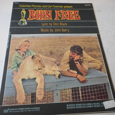 Born Free Movie Photo Sheet Music 1966 | eBay