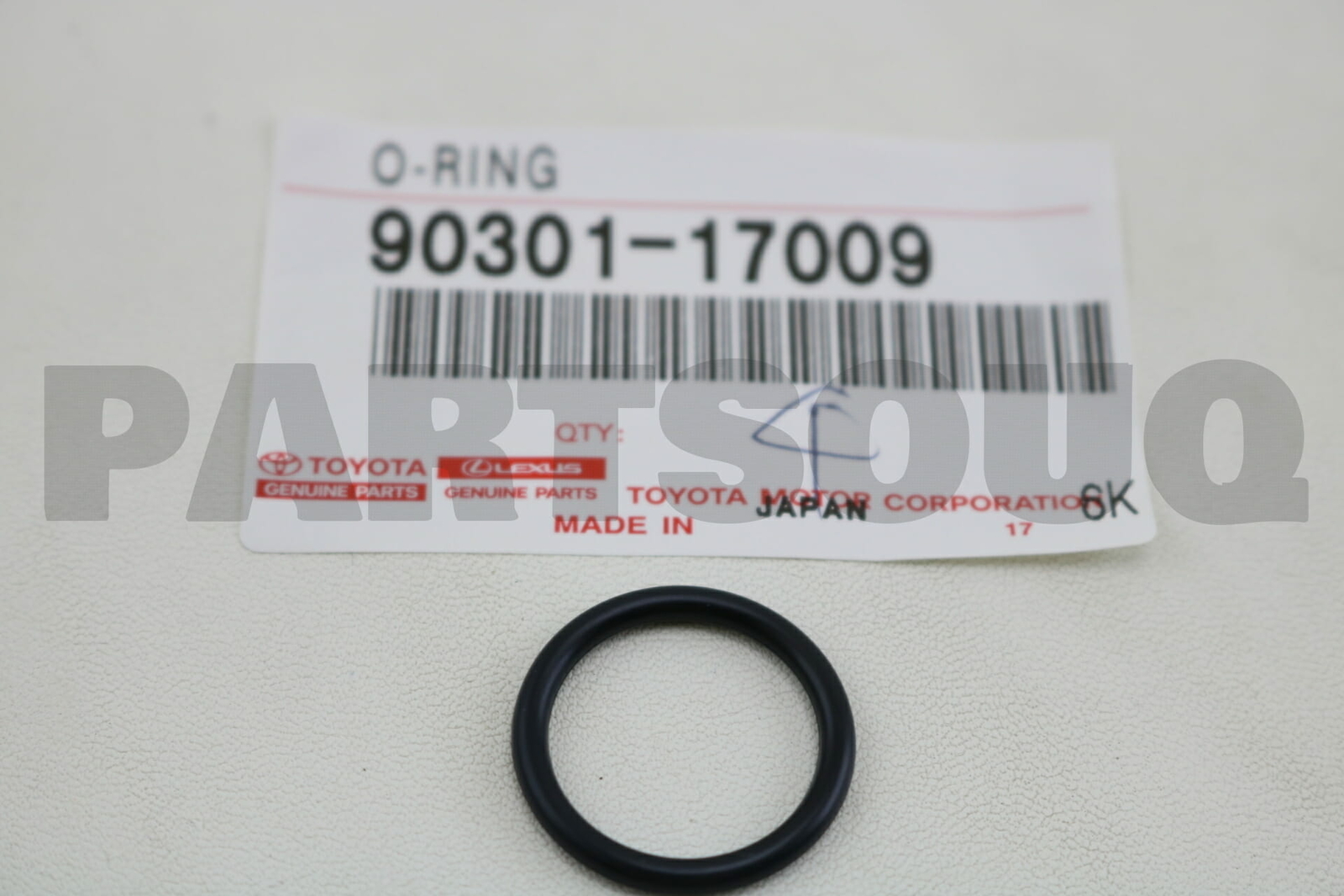 9030117009 Genuine Toyota RING, O(FOR WATER BY-PASS PIPE) 90301-17009 ...
