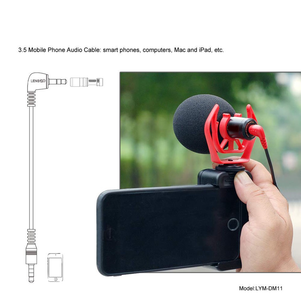 Windproof and Noise Reduction Video Microphone With Shockproof Mount | eBay