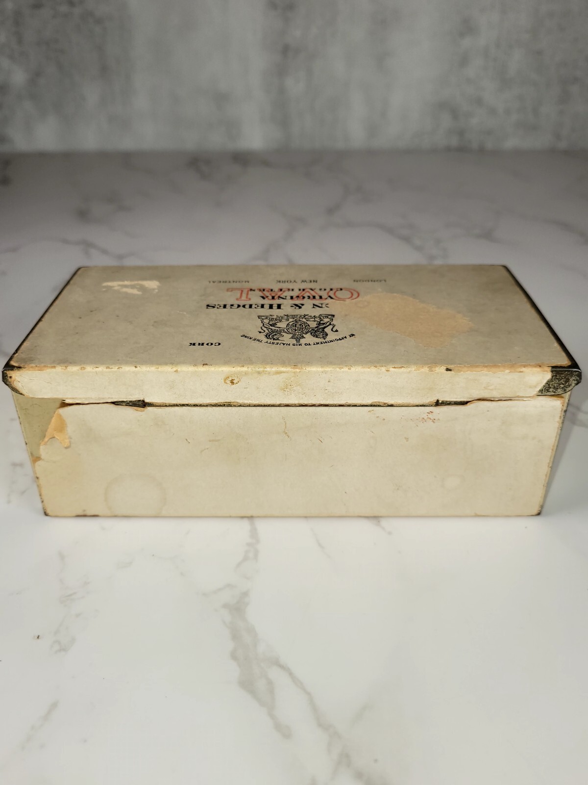 Vintage Benson and Hedges Cork Virginia Oval Cigarettes Tin Empty 6"x3 ...