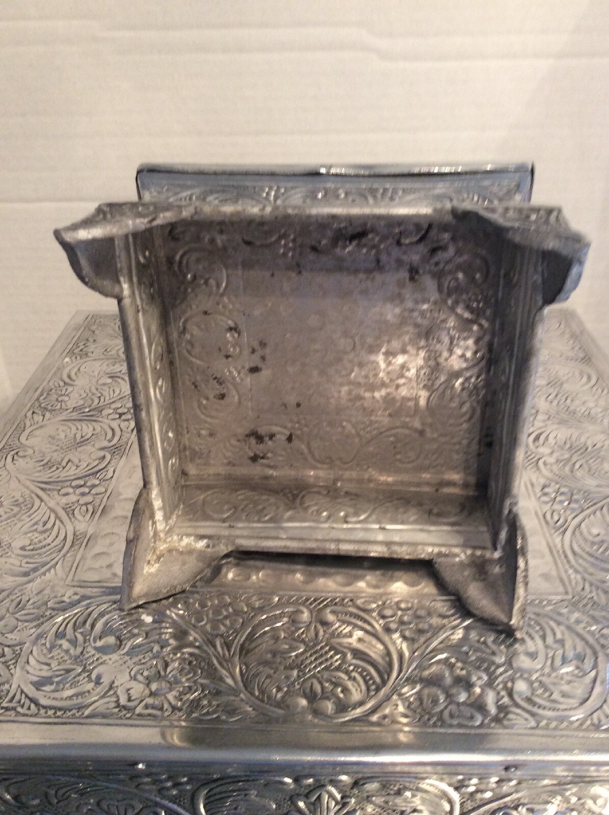 Decorative Metal Nesting Steps Plant Stand Flower Design Metal ...