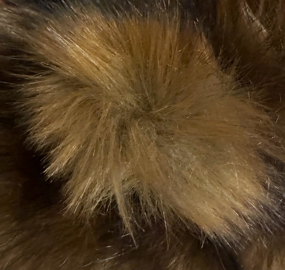 Authentic SpiritHoods Tawny Wolf Brown Faux Fur Coat with Ears Unisex ...