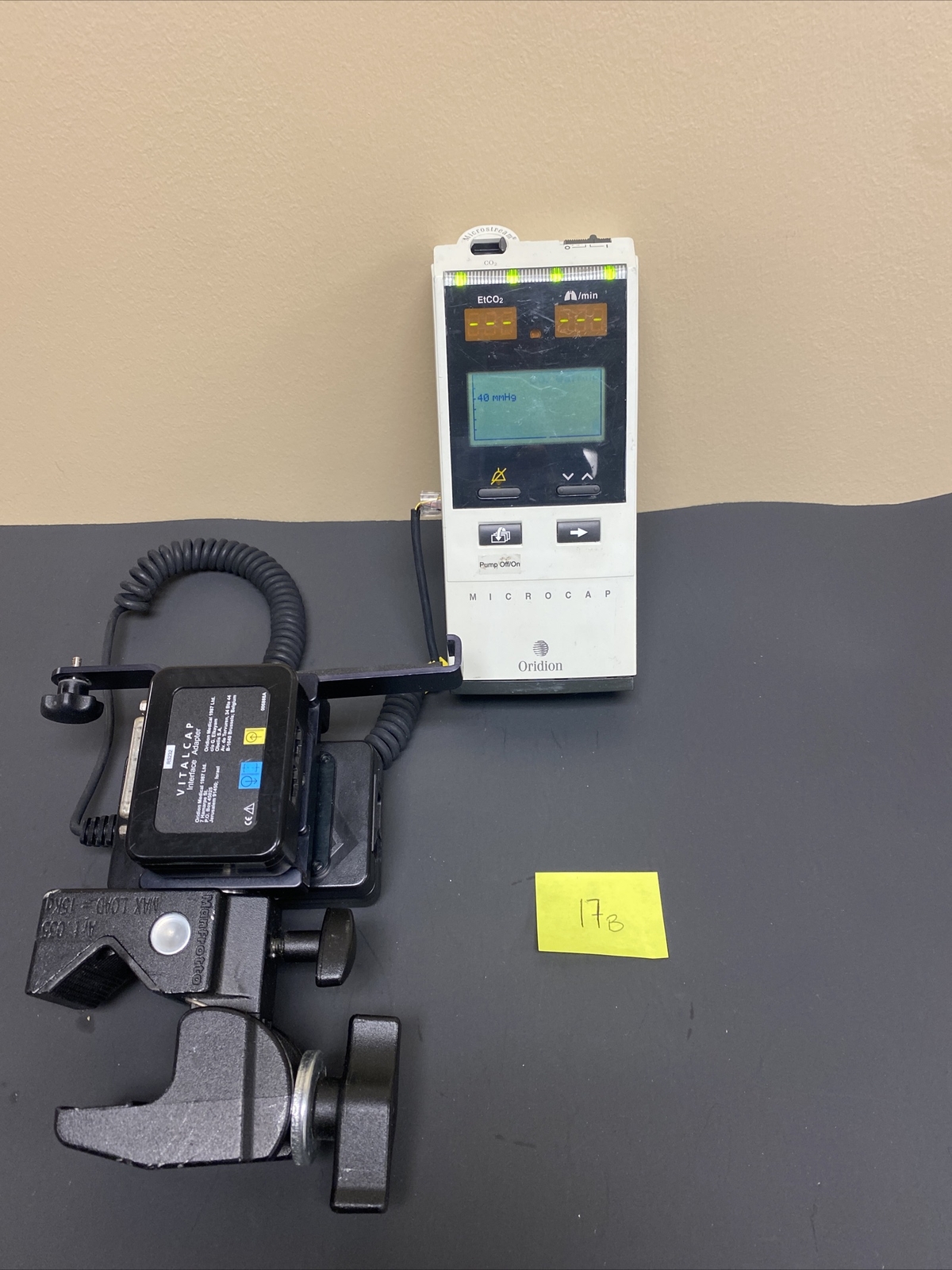 Oridion Vitalcap Handheld Microstream Capnograph/Pulse Oximeter W ...