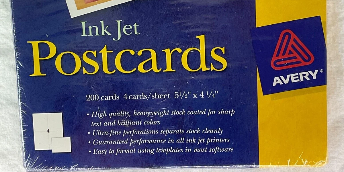 Avery Postcard Templates