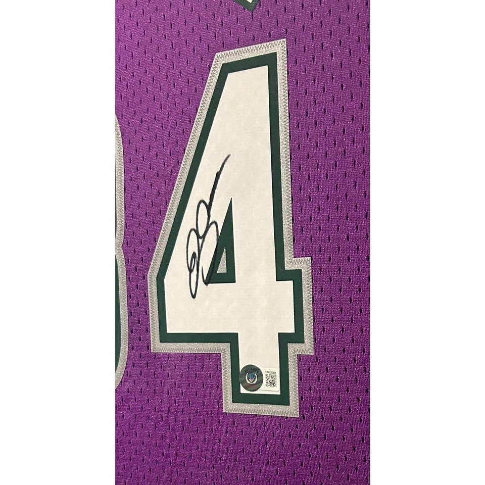 Ray Allen Framed Signed Milwaukee Bucks Jersey Beckett Autographed | eBay