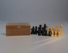 Antique 28-Piece Eatons Canada Chess Set Hand Carved In France RARE | eBay